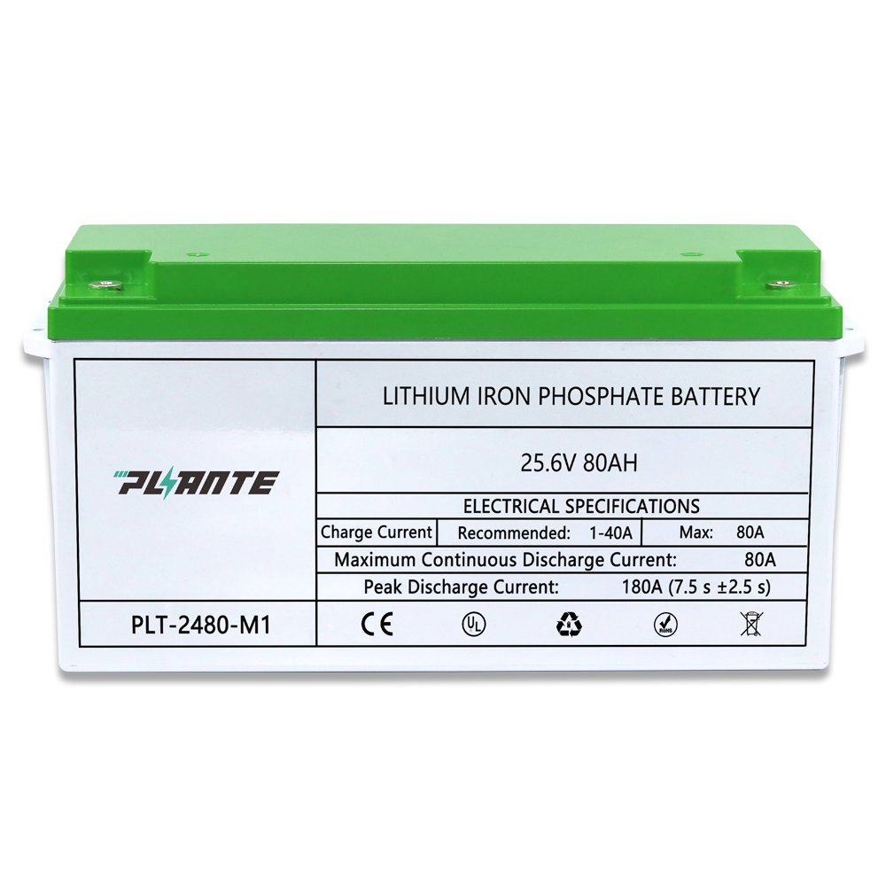 PLANTE 24V 80Ah Battery Rechargeable Lithium Ion Battery Pack ...